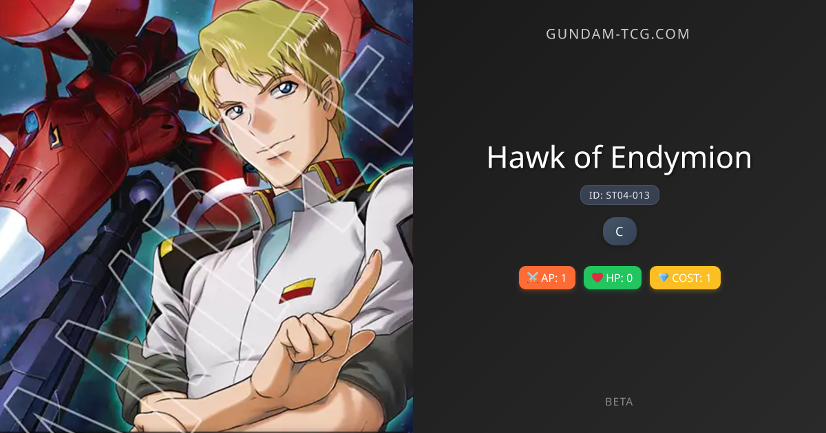 Hawk of Endymion - C - ST04-013 | Gundam TCG