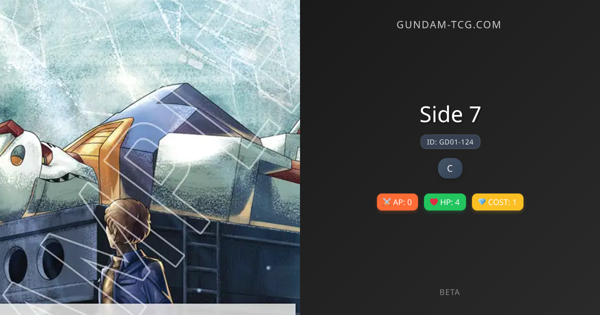 Side 7 - C - GD01-124 | Gundam TCG
