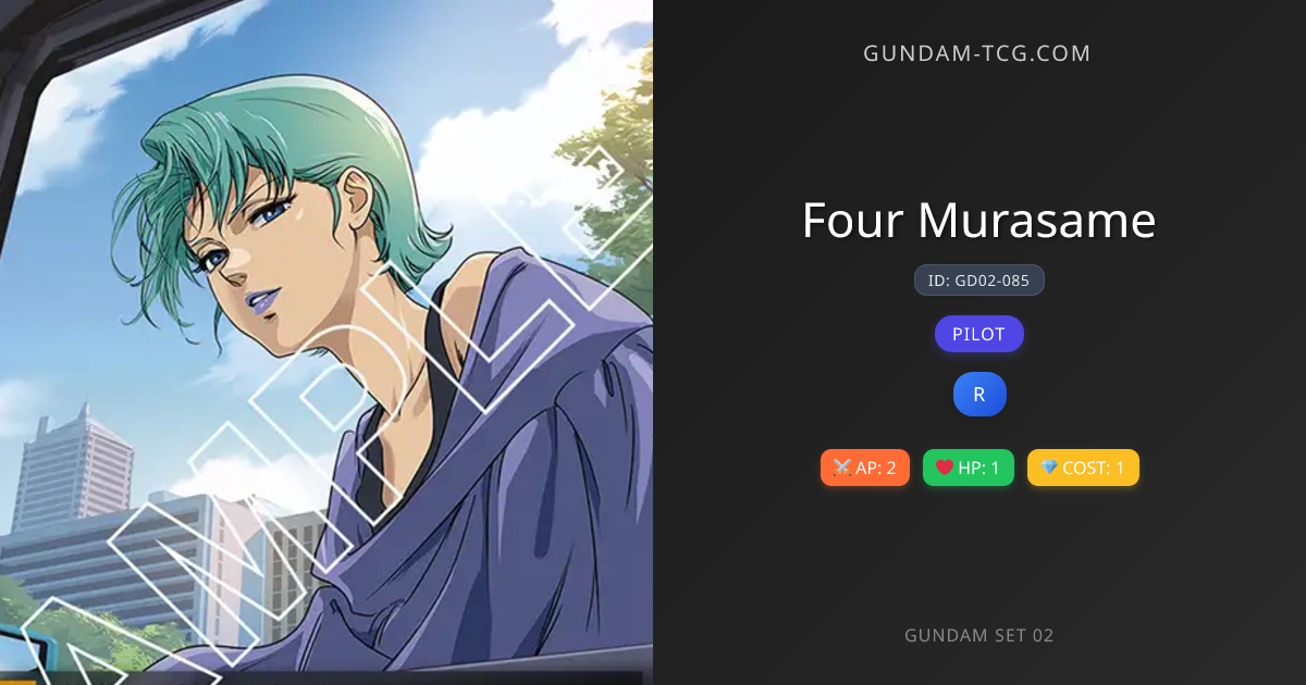 Four Murasame - R - Gundam Set 02 | Gundam TCG