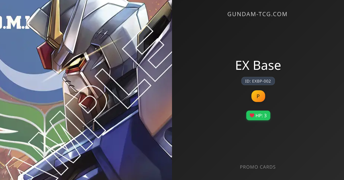 EX Base - P - Promo Cards | Gundam TCG