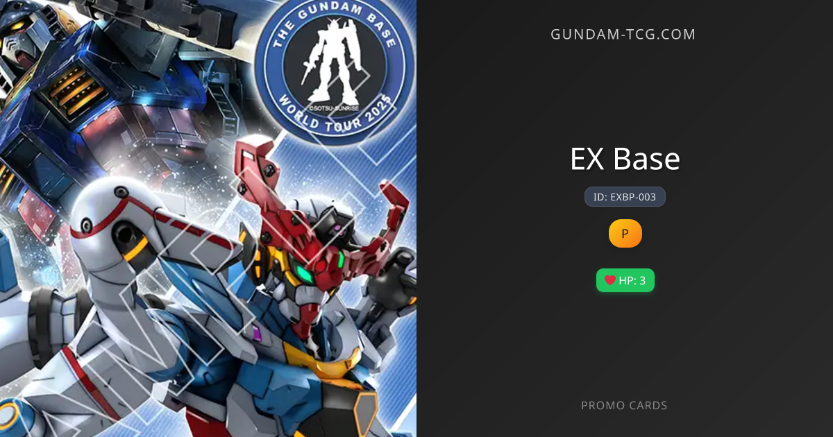 EX Base - P - Promo Cards | Gundam TCG