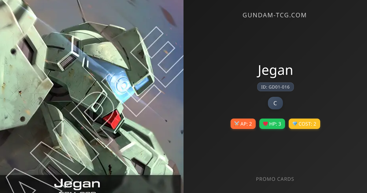 Jegan - C - GD01-016 | Gundam TCG